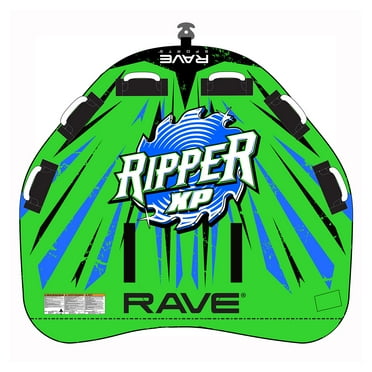 RAVE Sports Diablo II Inflatable 2 Person Rider Towable Boat Water Tube ...