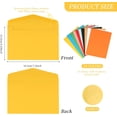 100 Pack A7 / 5x7 Printable Invitation Envelopes, Multicolor for ...