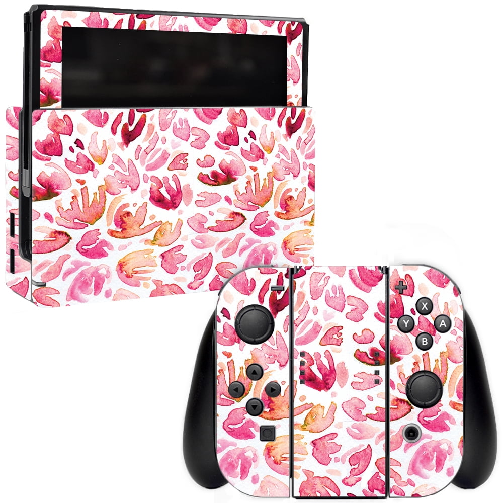 Skin Decal Wrap Compatible With Nintendo Switch Sticker Design Pink ...