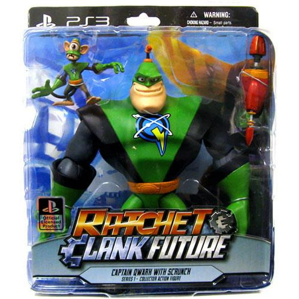Ratchet and Clank Future Series 1 Captain Quark & Scrunch Action Figure ...