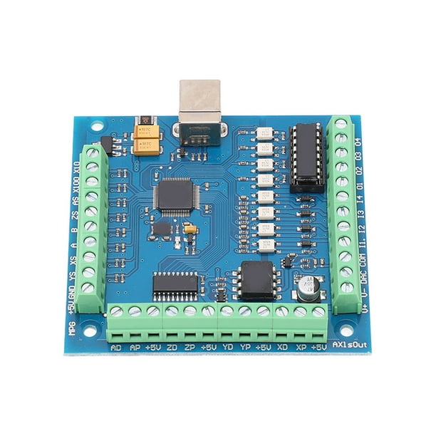 Tarjeta controladora de movimiento, controlador CNC 4 ejes Controlador de movimiento Tablero de ...