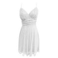 Sparkly Sequin Homecoming Dresses For Teens Short Spaghetti Strap Cowl
