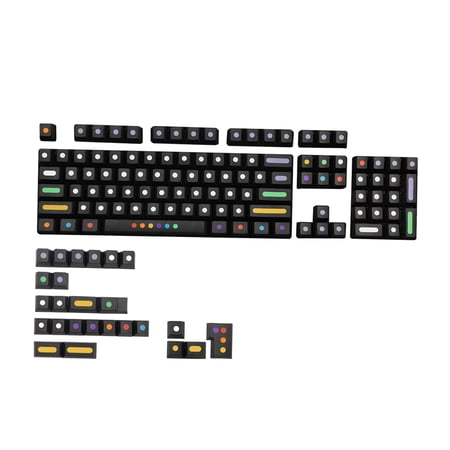 136 Key Mechanical Keyboard PBT Anti-Slip DIY Black | Walmart Canada