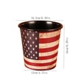 Cheapark Ice Bucket Patriotic Minimalist Vessel for Independence Day ...