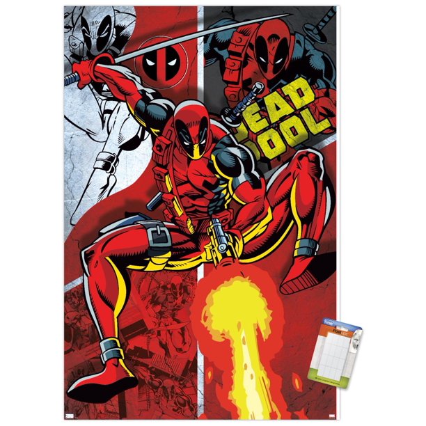 Marvel Comics - Deadpool - Collage Wall Poster, 22.375" x 34" - Walmart.com