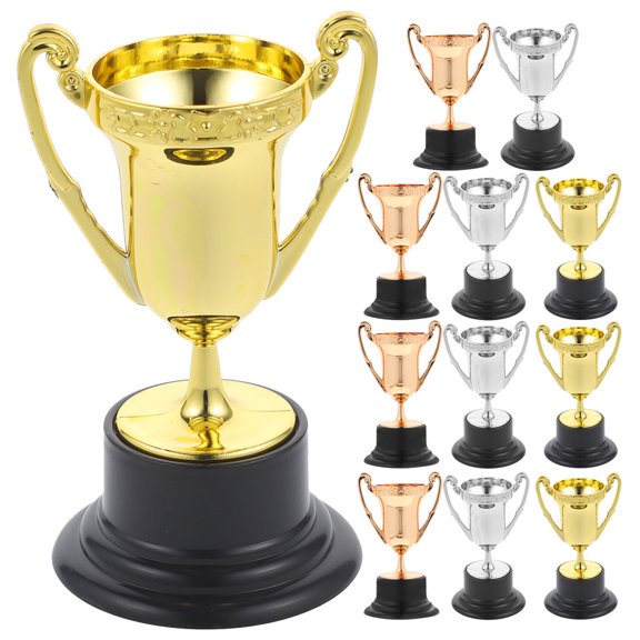 Juvale Funny Gold Plastic 1st Place Trophy, Award for Sports ...
