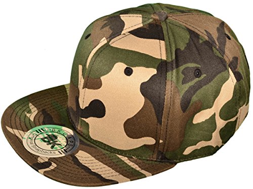 Buck Caps Unisex Green Underbill Camo Snapback Hat (Camo) - Walmart.com