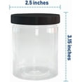 FABLE- Healthy Packers 6 Oz Plastic Jars With Lids (12 Pack) - Clear ...