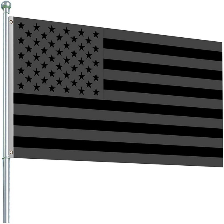 Usa Flag Black