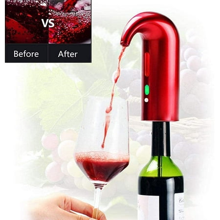 HSD Wine pumpElectric Wine Aerator Pourer, Portable One-Touch Wine ...