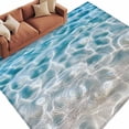 Large Area Rug 5x7 Ft, Blue Ocean Non Slip Area Rugs for Bedroom ...
