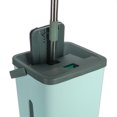 Wet & Dry Self Cleaning Drying Self Wringing Mop Bucket Flat Floor Free ...