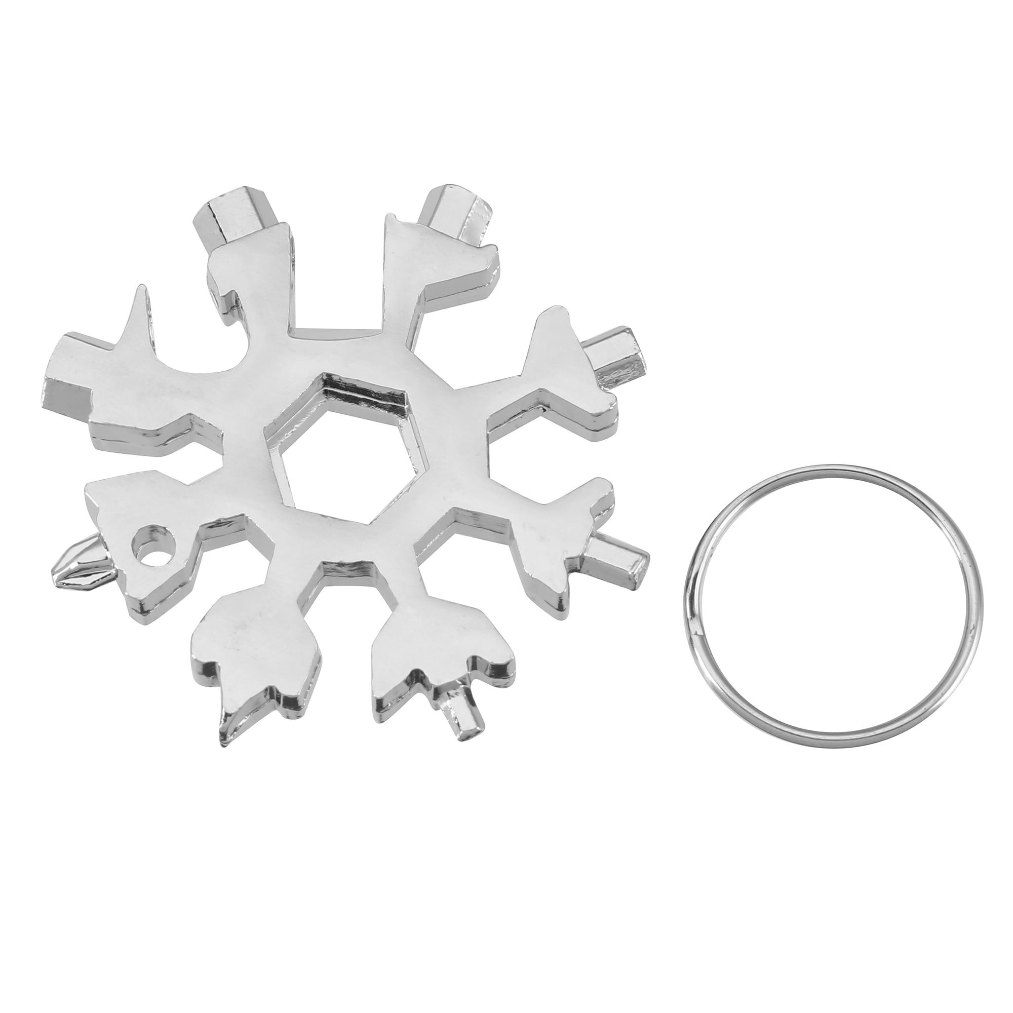 LELINTA Snowflake 18-in-1 Multi Tool, Stainless Steel Snowflake Bottle ...