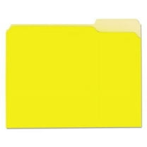 Deluxe Colored Top Tab File Folders, 1/3-Cut Tabs, Letter Size ...