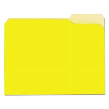 Walmart Colorful Office Reinforced Top-Tab File Folders, 1/3-Cut Tabs ...