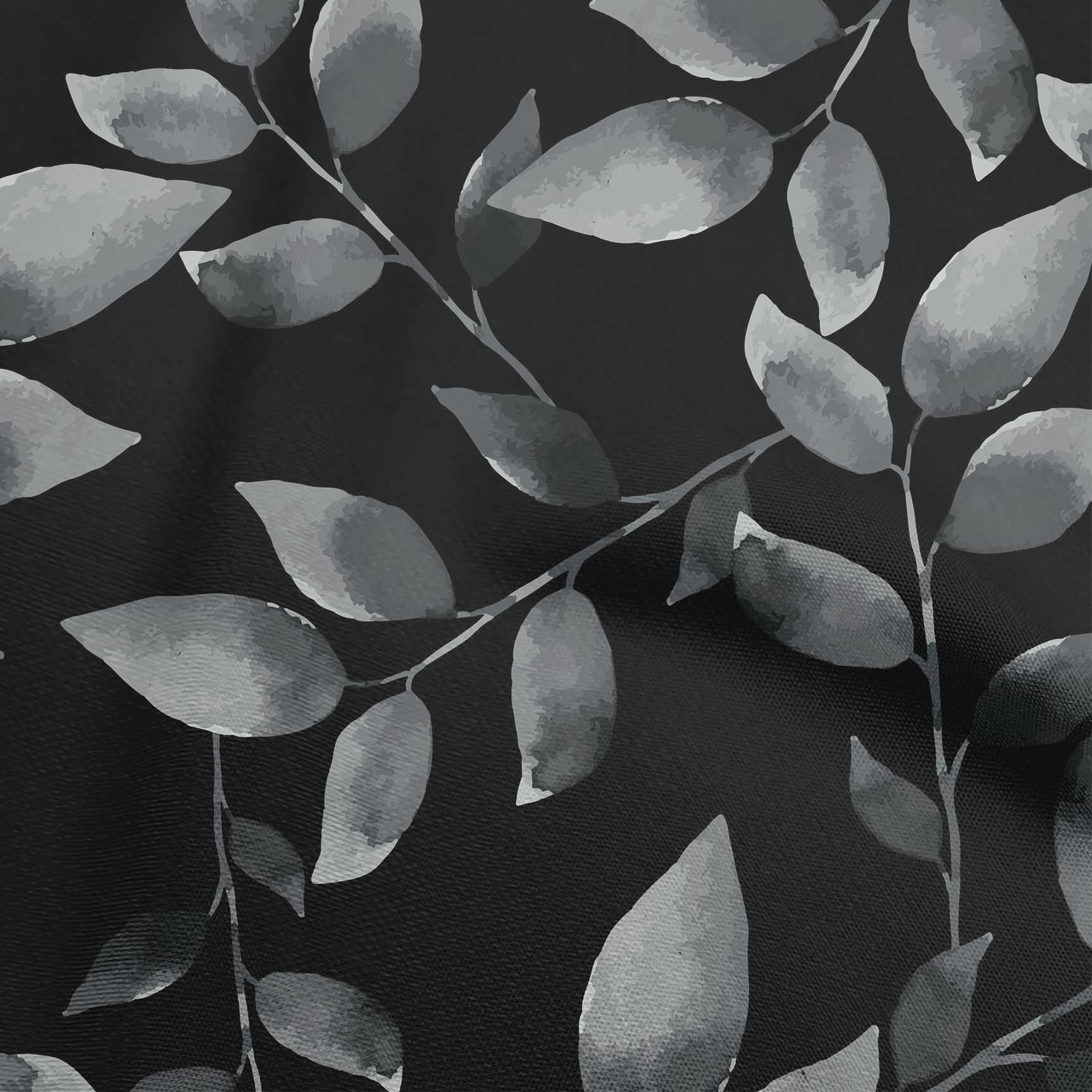 oneOone Cotton Poplin Black Fabric Ocean Underwater Life Sewing ...