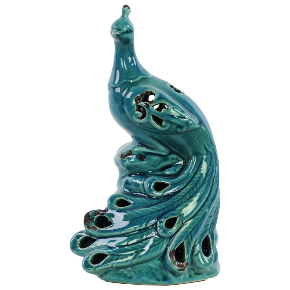 Ceramic Peacock With Holes - Walmart.com
