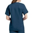ScrubZone by Landau Unisex V-Neck Scrub Top, Style 71221 - Walmart.com