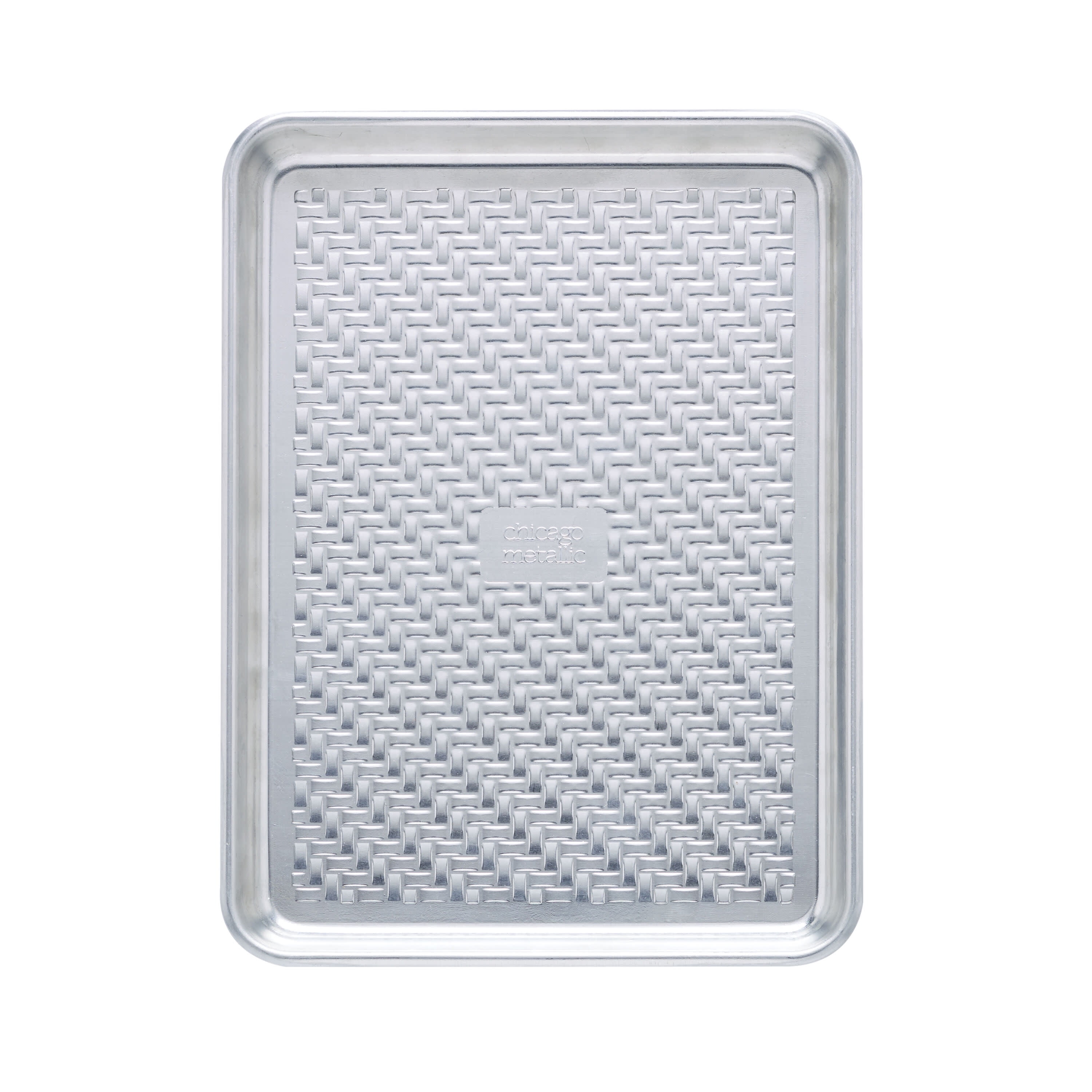 Chicago Metallic Uncoated Textured Aluminum Small Cookie/Baking Sheet ...