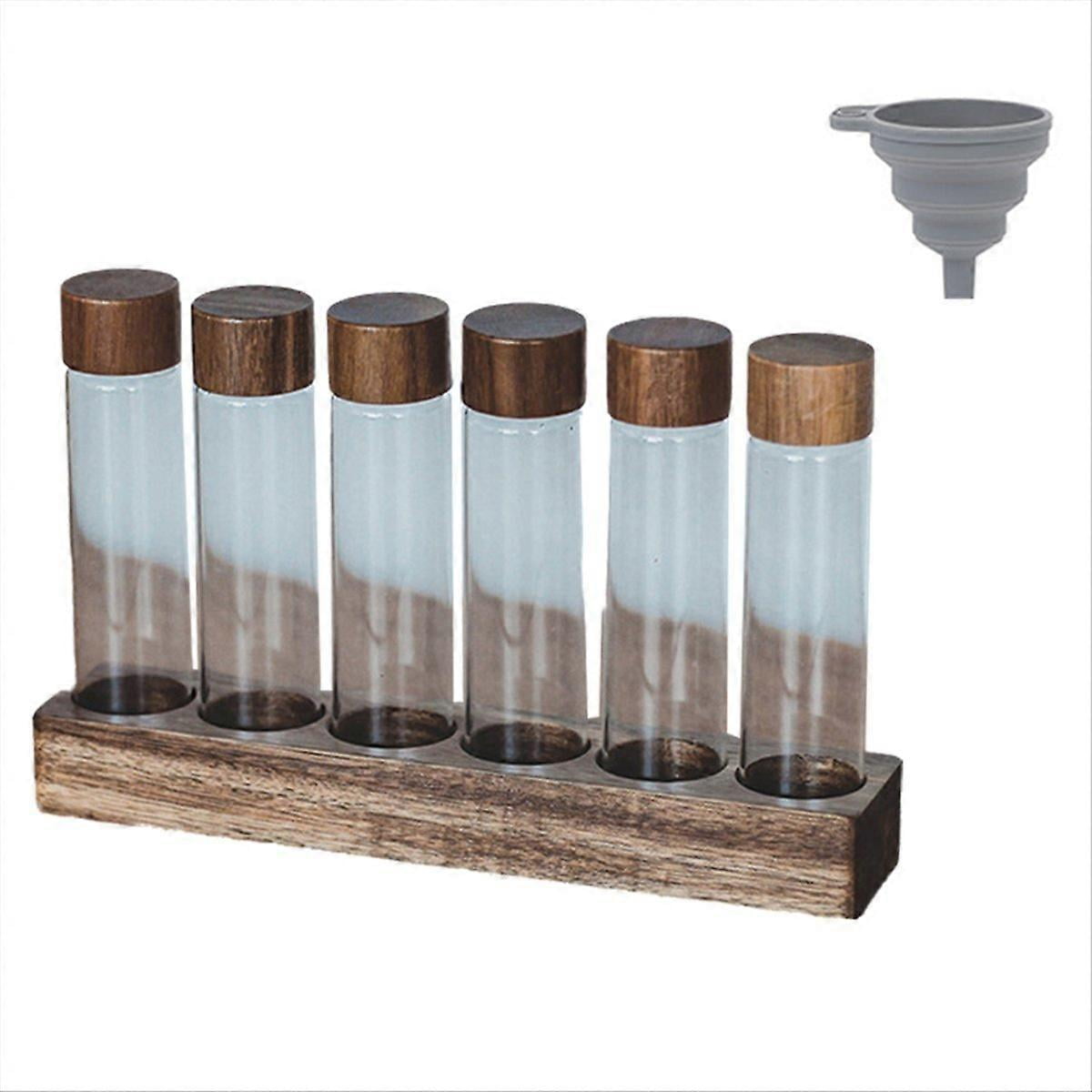 Coffee bean storage container display rack, tea tube glass big ...