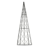 Holiday Time Black Metal Wire Cone Tree Christmas Outdoor Decor, 28Inch ...