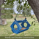 Backyard Essentials Bluebird Feeder, Wild Outdoor Bird Seed and ...