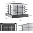 Solar Pillar Lights Outdoor, 12 in Modern Pillar Lamp Outdoor Column ...