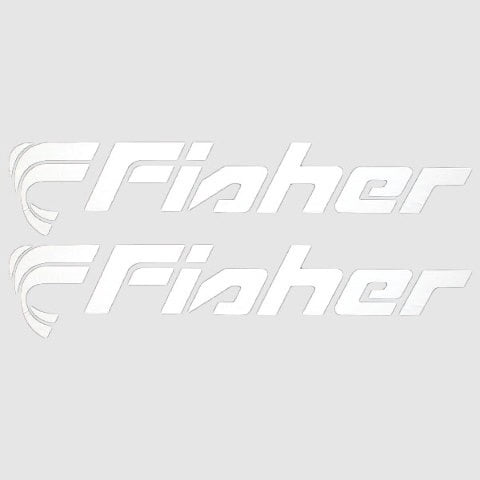 Tracker Marine Boat Fisher Decals 34973 | 24 3/8 x 5 Inch White (Pair ...