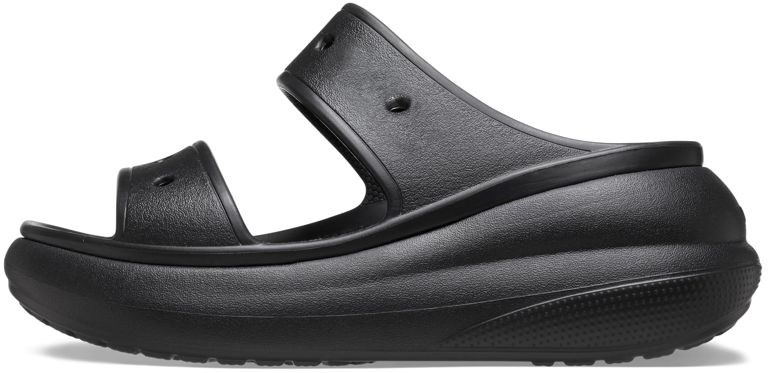 Sandalia Crocs Classic Crush, unisex, negra, plataforma, 7M/9W ...
