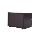 HomeRoots Office Modern Wenge Nightstand - Walmart.com