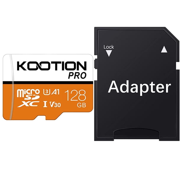 KOOTION 128GB Micro SD Card U3 Memory Card V30 MicroSD High Speed Full ...