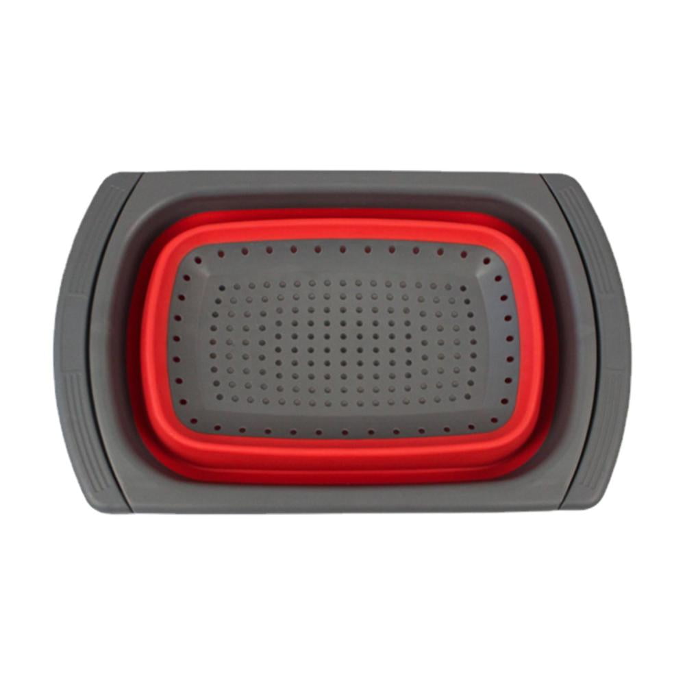 Collapsible Colander | Over The Sink Colander With Rectangle | Fruit ...