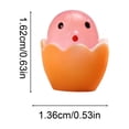 10 Pack Of Easter Bling In Dark Chicks Figurines Mini Chick Statues For ...