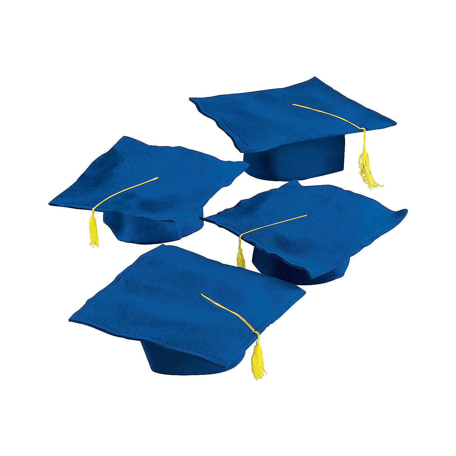 Blue Graduation Cap And Gown Clipart