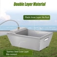 4Gal Automatic Livestock Water Trough for Horse Metal Auto Dog Water ...