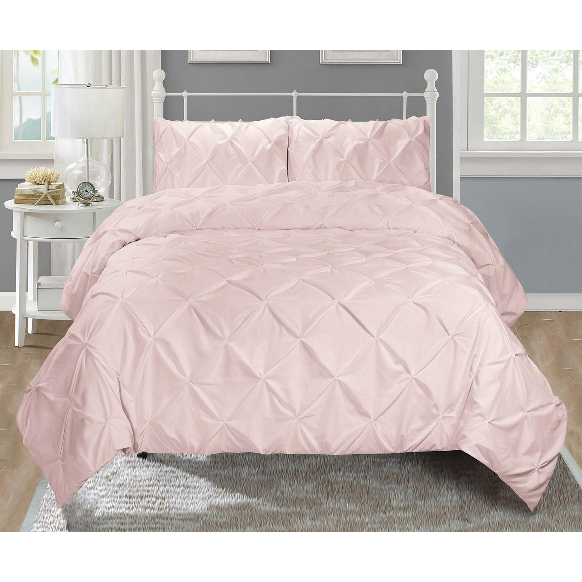 Click here for Swift Home Pintuck Duvet Cover Set Double/Queen prices