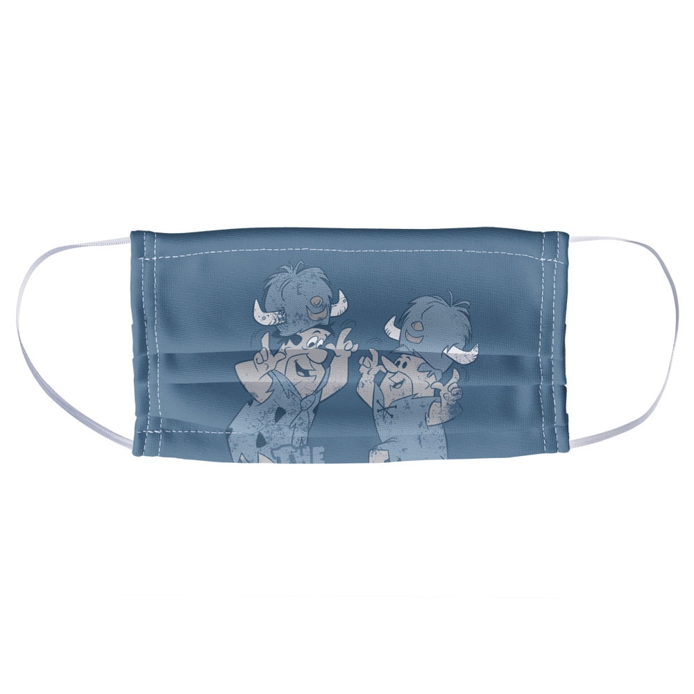 The Flintstones Old Fred and Barney 1-Ply Reusable Face Mask Covering ...