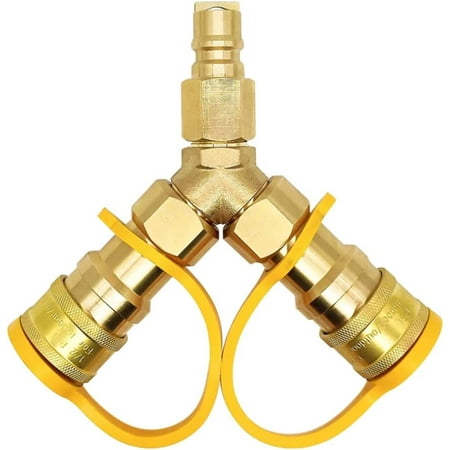 Propane gas diverter Low pressure Y type propane hose connector Water ...