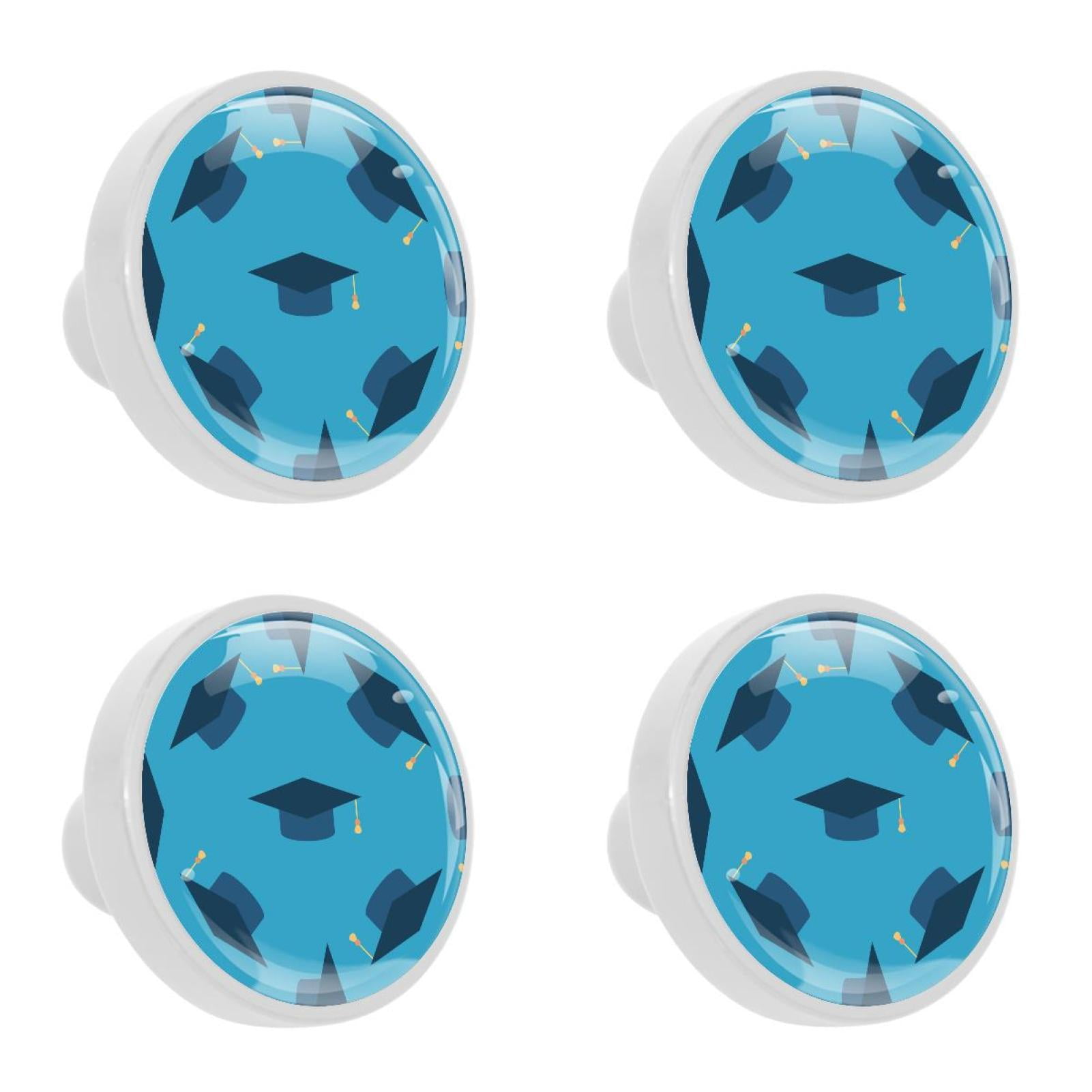 4 Pcs Graduation Caps Knobs for Kitchen Cabinet Cupboard Dresser ...