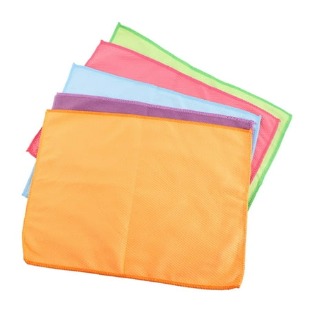 5Pieces Fish Scale Rags Super Absorbents Microfiber Polishing Cleaning ...