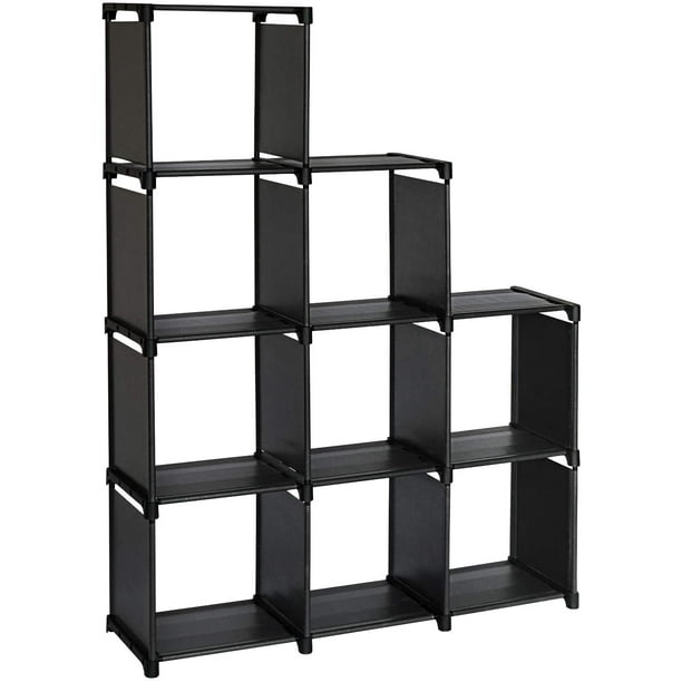 9 Cube Storage Shelves DIY Closet Organizers and Storage Cube Bookcase ...