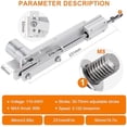 30-70mm Stroke DC 12V Linear Actuator, 0-120RPM Variable Speed ...