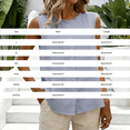 CFMIURAN Linen Women's Sleeveless T-Shirts Crew Neck Tops Dressy Casual ...