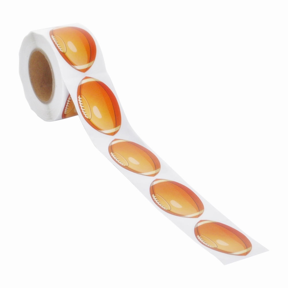 Muka 250 Pcs 2" Football Sticker, Waterproof & Standard Permanent Self ...