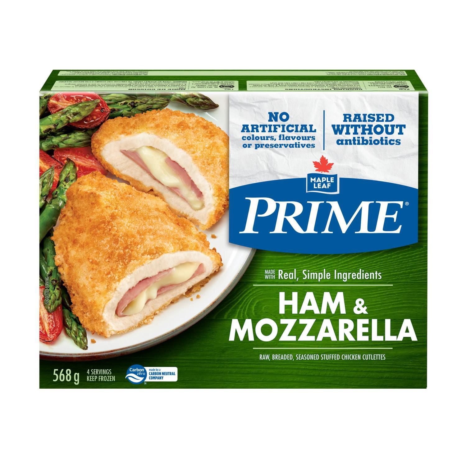 Prime Chicken Stuffed with Ham & Mozzarella Raised Without Antibiotics ...