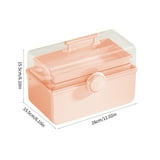 PGYONG Desktop Makeup Box Transparent and High Capacity Portable ...