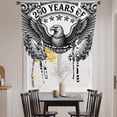 250 Years Anniversary Tie Up Curtains for Window, Thermal Insulated ...