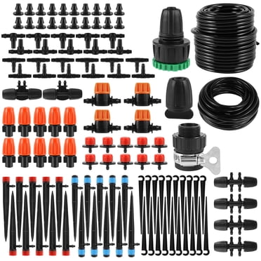 Elgo 2-in-1 Watering Kit Combo, Micro Sprinklers and 82' Drip Line ...
