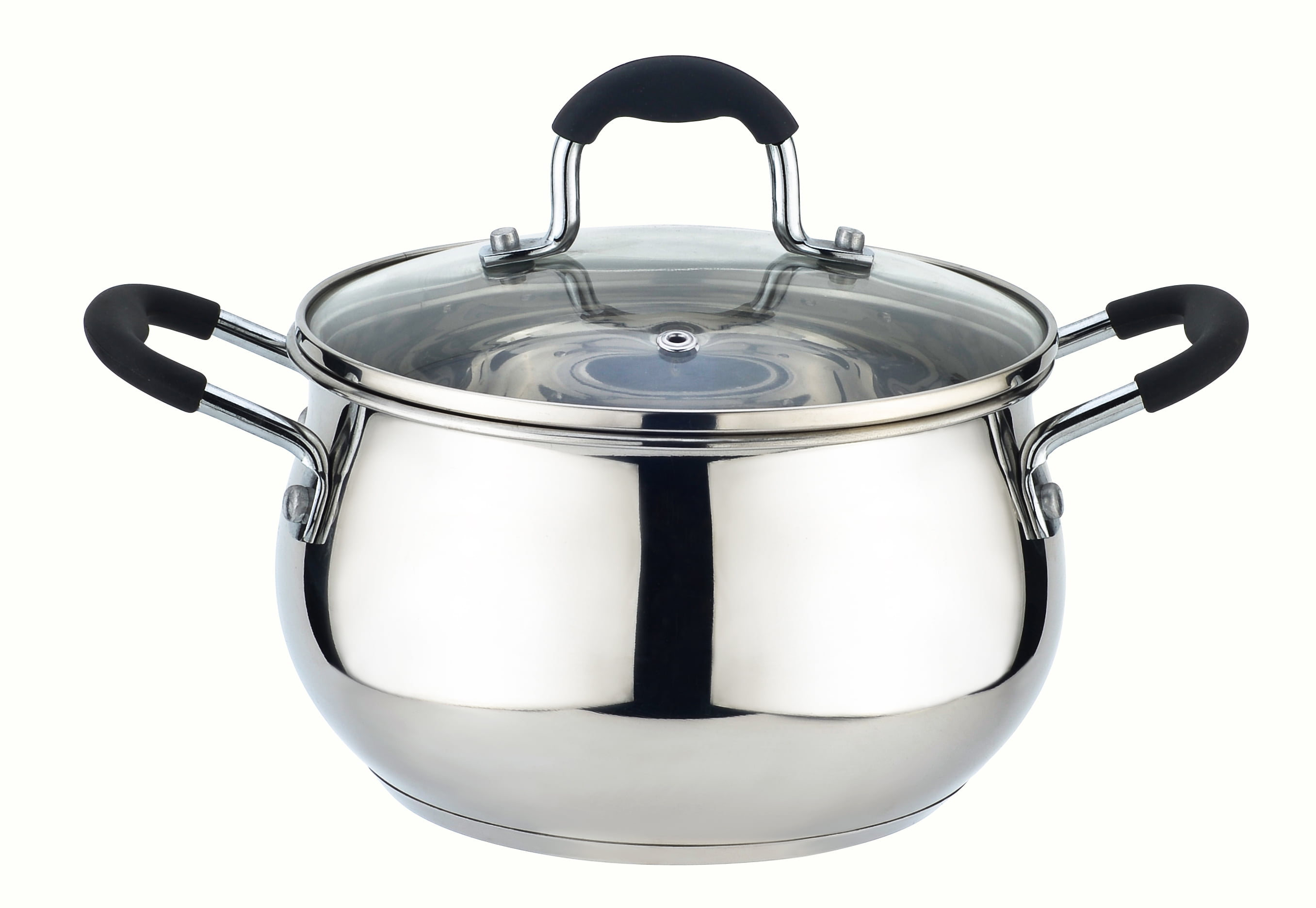 Kitchen Sense Stainless Steel Sauce Pot with Vented Lid - Walmart.com