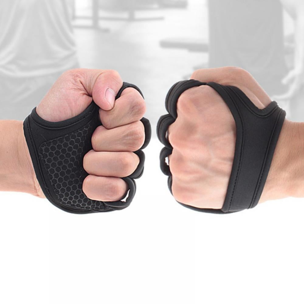 Fitness Force Ventilated Gym Gloves with Built-in Wrist Support for ...